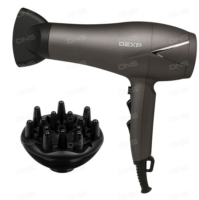 Фен DEXP BA-2000DC серый/серебристый купить на OZON по низкой цене (2053744800)
