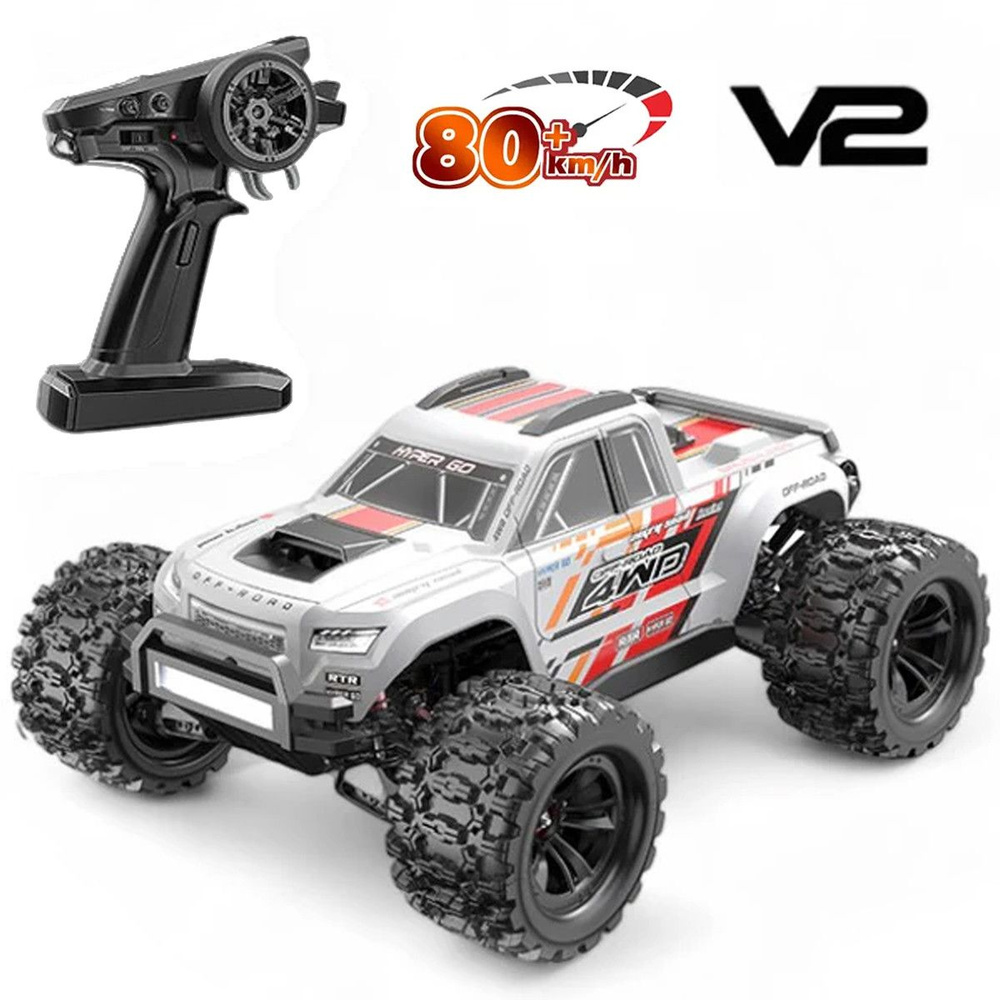 Радиоуправляемый монстр MJX Hyper Go V2 Brushless 4WD 1:10 - MJX-10208 ...
