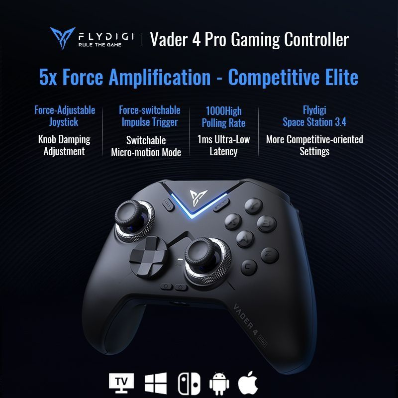 Vader 4 Pro Беспроводная Джойстик для ПК, Android, iOS, Switch FLYDIGI купить c доставкой на ...