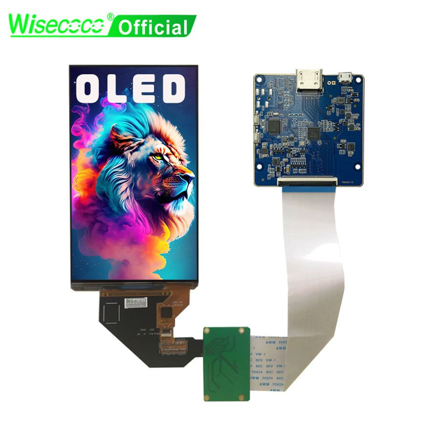 Wisecoco Светодиодный экран 5.5"OLED Amoled IPS дисплей 1920x1080 FHD экран MIPI Driver Board ...
