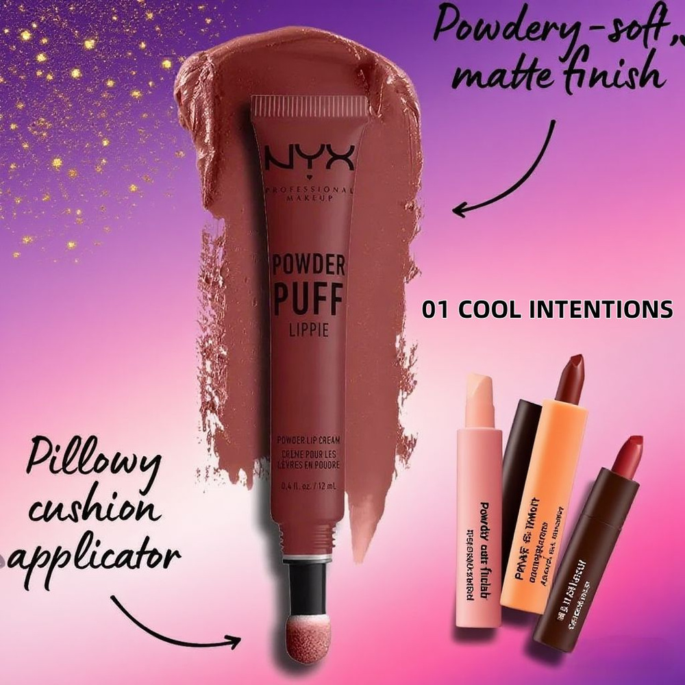 NYX Professional Makeup Powder Puff Lippie - помада со спонжем ...