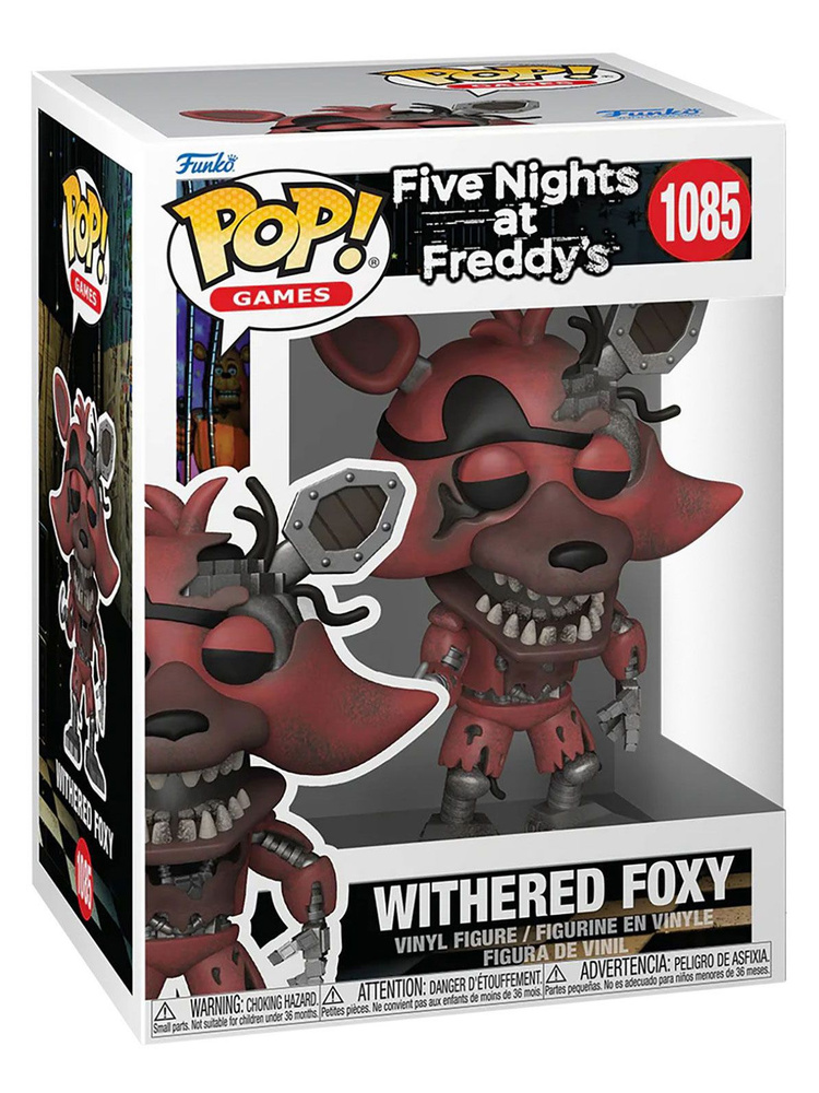 Funko POP! Games: Five Nights at Freddy's (FNAF) - Withered Foxy, 83866 ...