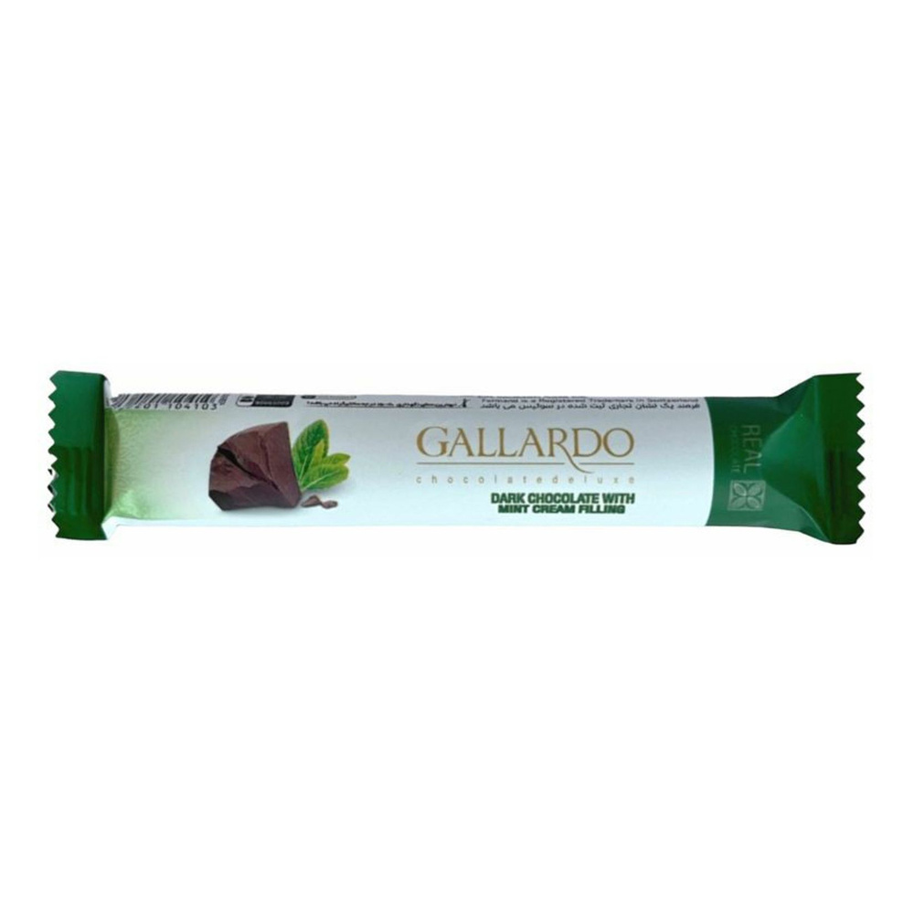 Шоколад Gallardo горький с начинкой со вкусом мяты 25 г купить на OZON ...