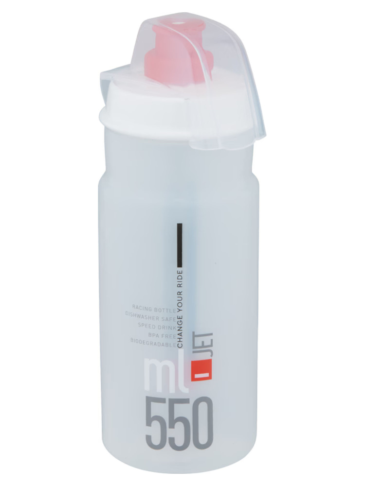 Фляга Elite Jet Plus 550Ml Clear/Red Logo купить на OZON по низкой цене (2659874845)