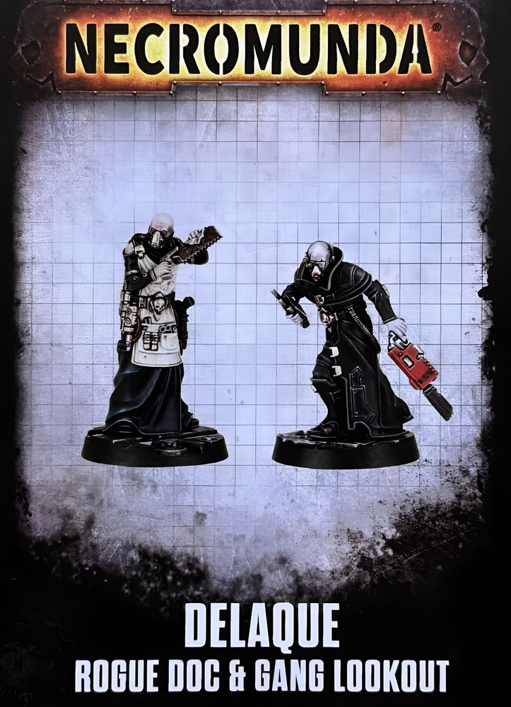 Warhammer Миниатюры / Necromunda / Delaque Rogue Doc & Gang Lookout ...
