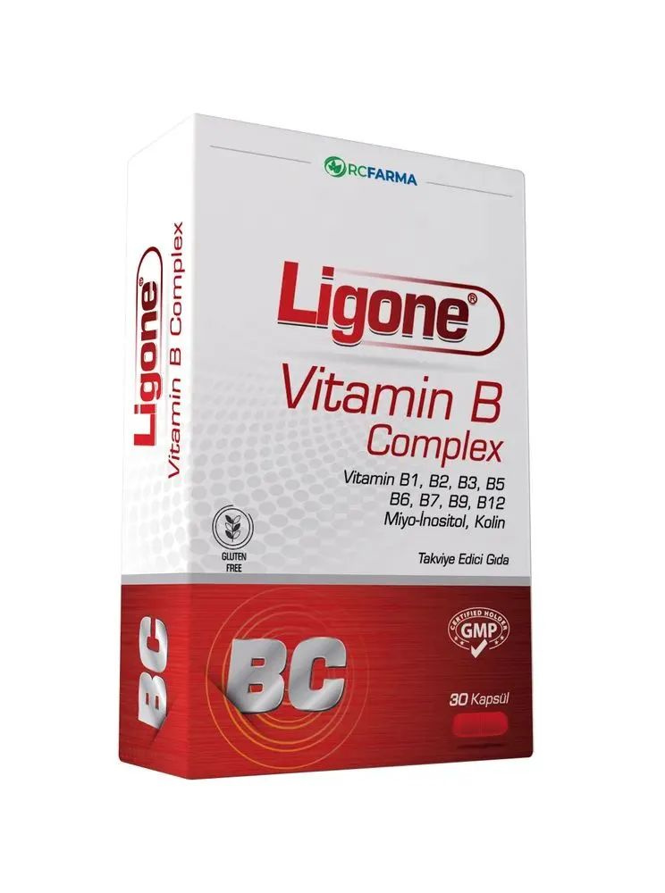 Rc.Farma, Комплекс витаминов B, 30 капсул / Rc.Farma Ligone Vitamin B ...