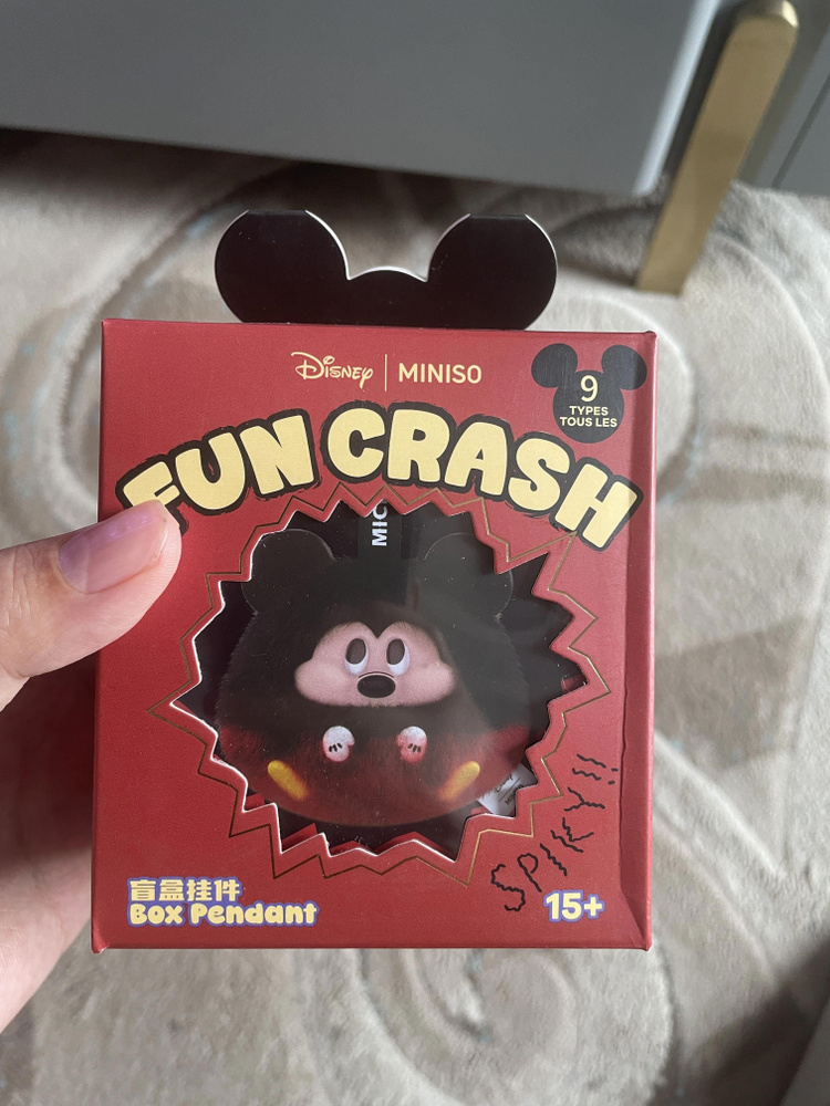 Лабубу Стич Labubu Mickey Mouse Игрушка сюрприз Blind Box miniso Mickey ...