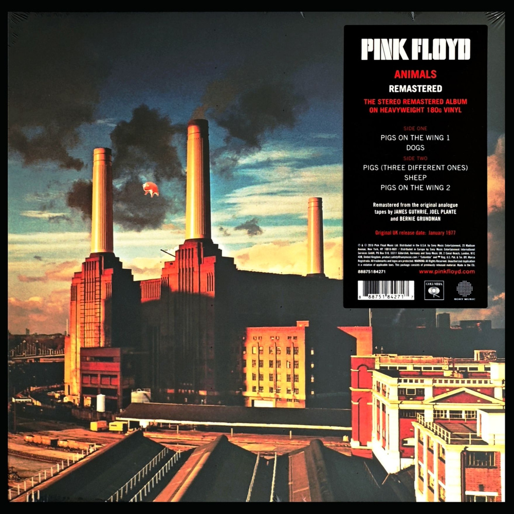 Виниловая пластинка Pink Floyd - Animals (LP, 2025, Sony) купить на ...