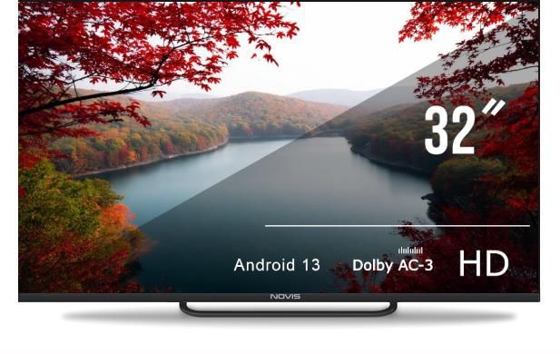 Novis Телевизор NTV-H3230TS 32" HD, черный купить на OZON по низкой ...