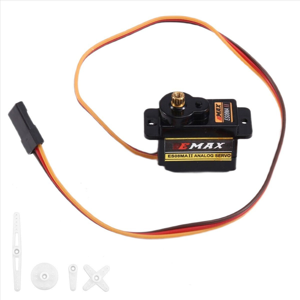 Серводвигатель EMAX ES08MA II с металлическими шестернями, сервопривод ...