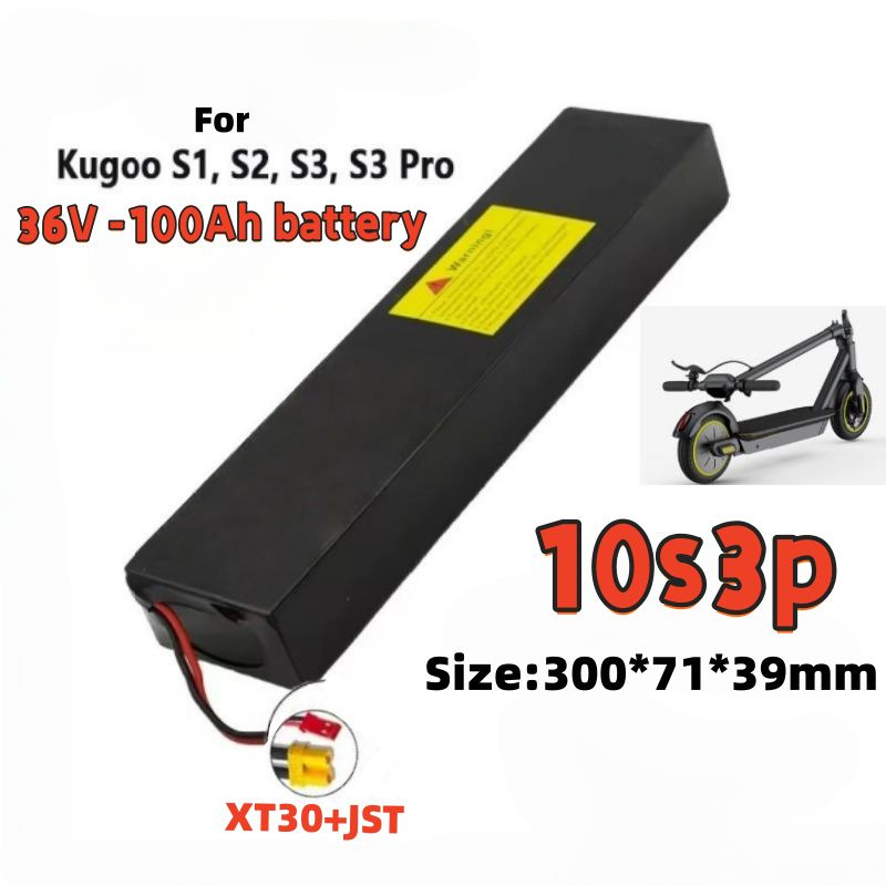 Встроенный литий - ионный аккумулятор 36V 10S3P 100AH 18650 500 Вт BMS ...