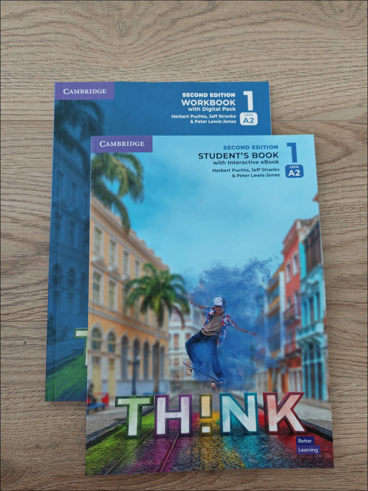 Think. Level 1. A2. Second Edition. Полный комплект с онлайн кодами ...