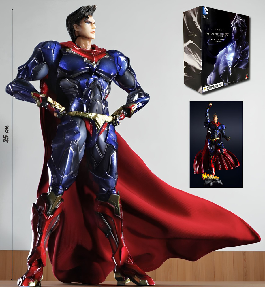 Фигурка Супермен / Superman Super Hero N.6 DC Comics PlayArts (25см ...