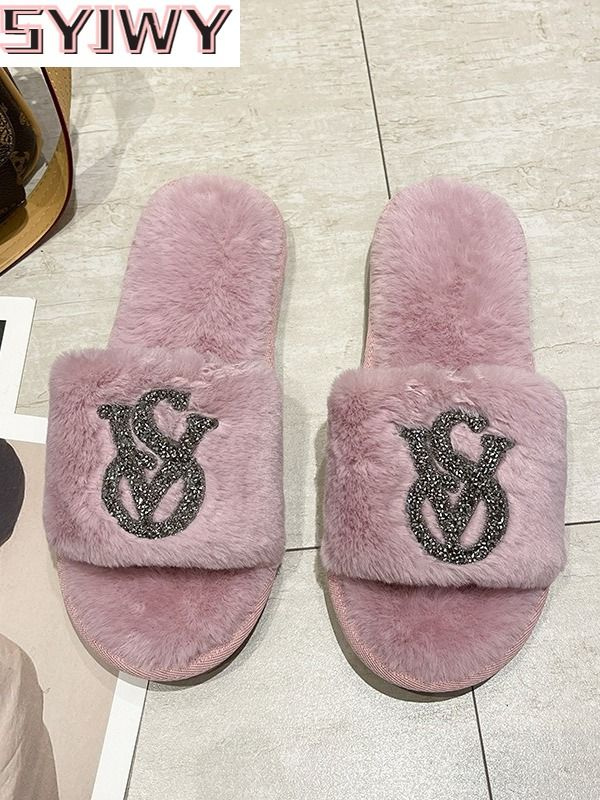 Тапочки Женский SYJWY, размер 36, 37 R (средняя) холодный фиолетовый, ярко-желтый Легкая модель ...