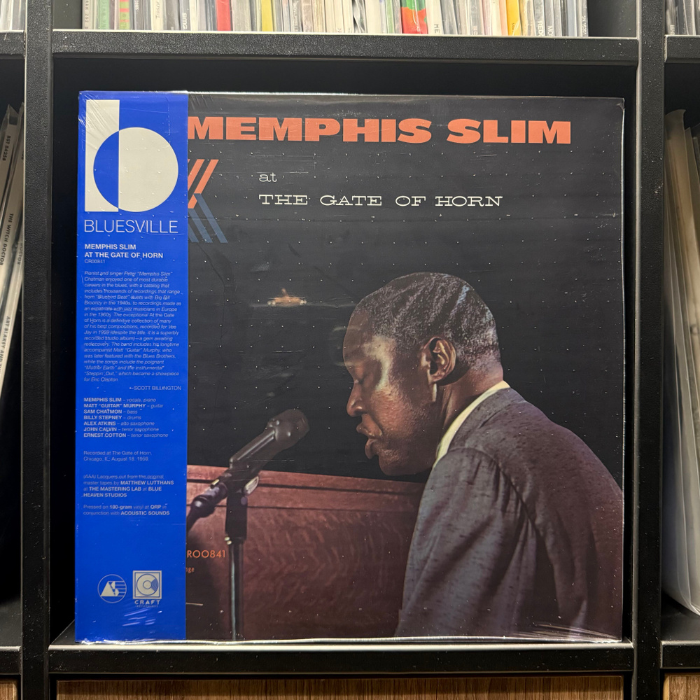 Виниловая пластинка MEMPHIS SLIM - At The Gate Of Horn (Bluesville Acoustic Sounds) (still ...