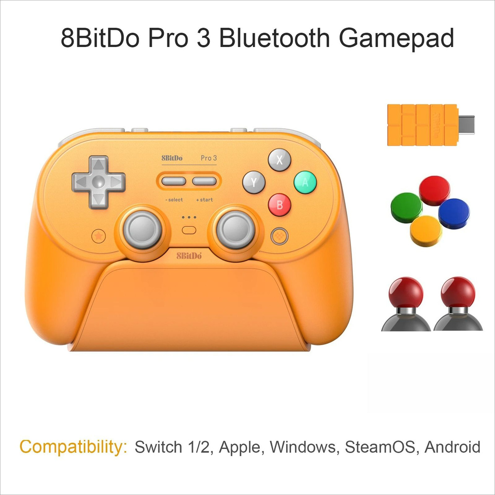 8BitDo Pro 3 Bluetooth Gamepad беспроводный игровый контроллер для ...