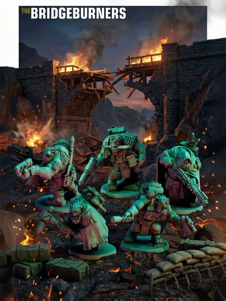 Bridgeburners / Диверсионный отряд зеленокожих / Warhammer 40k ...