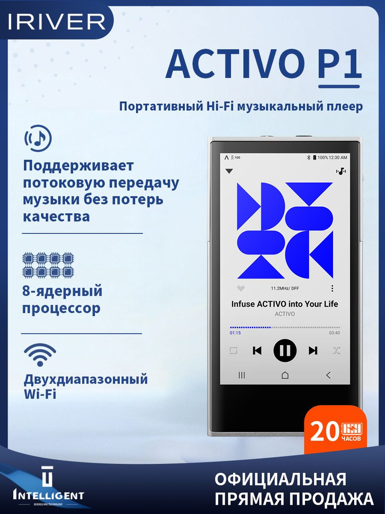 iriver MP3-плеер 64 ГБ, серебристый купить на OZON по низкой цене ...