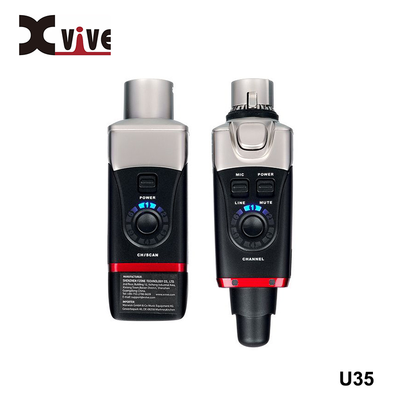 Xvive U35 Беспроводная микрофонная система 5,8 ГГц, беспроводной ...