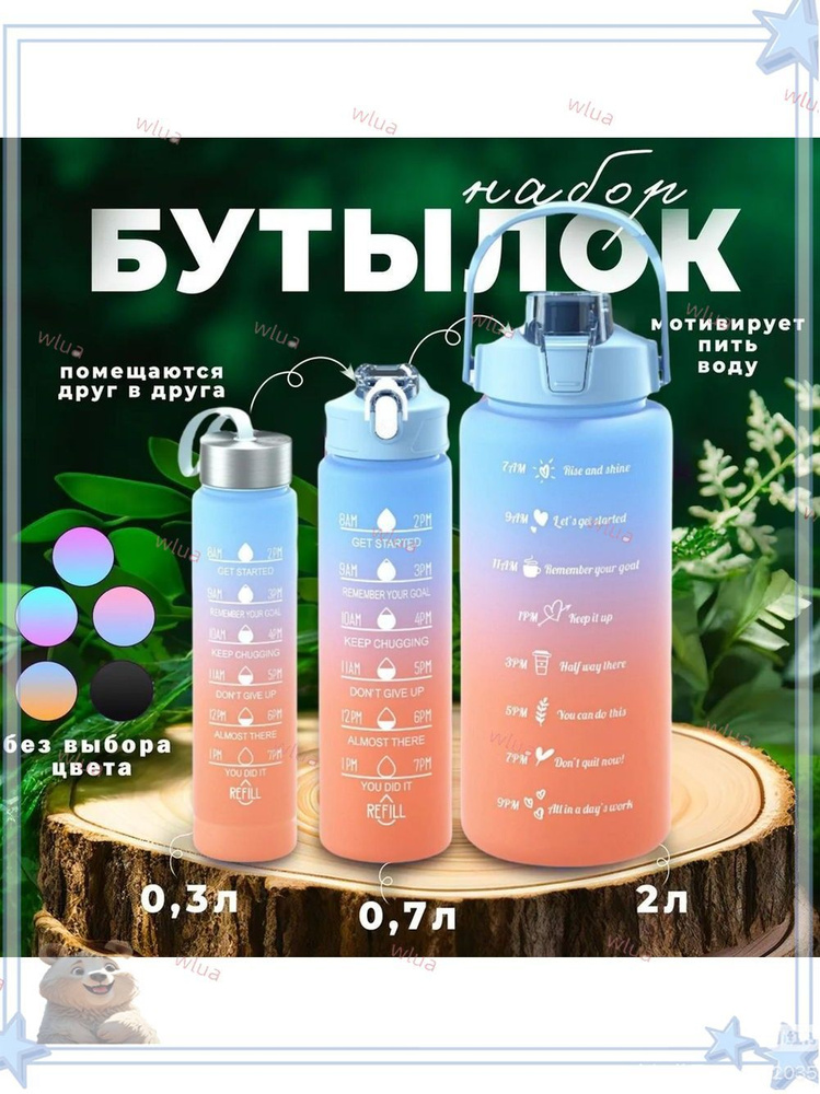 Спортивная бутылка, 2000 мл купить на OZON по низкой цене (3260566655)