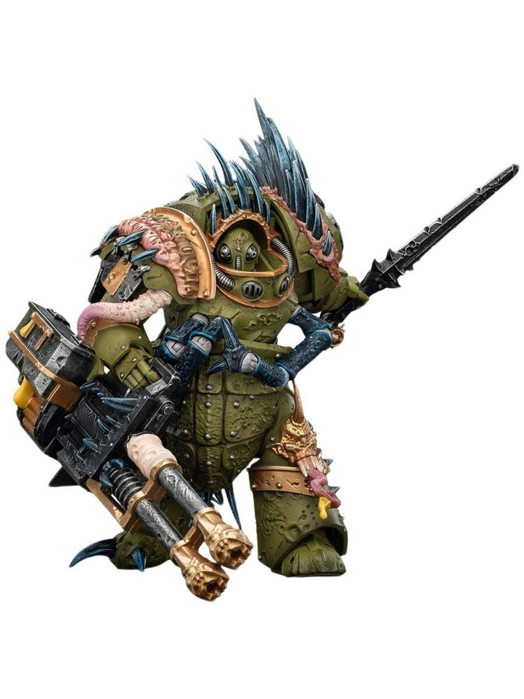 Подвижная фигурка JOYTOY Warhammer 40K Death Guard Blightlord ...
