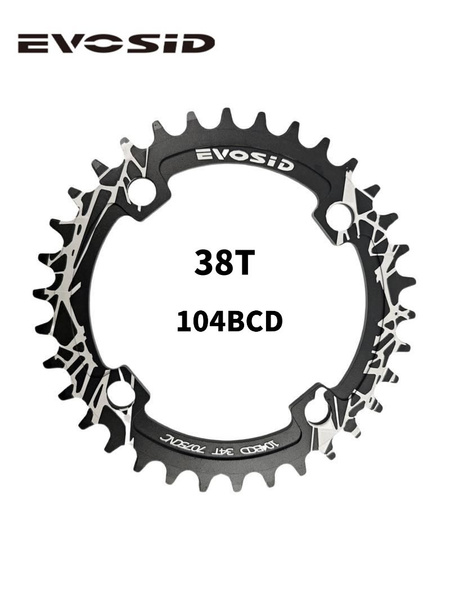 Звезда EVOSID 104BCD 38T Чёрная для MTB 10 11 12 скоростей ...