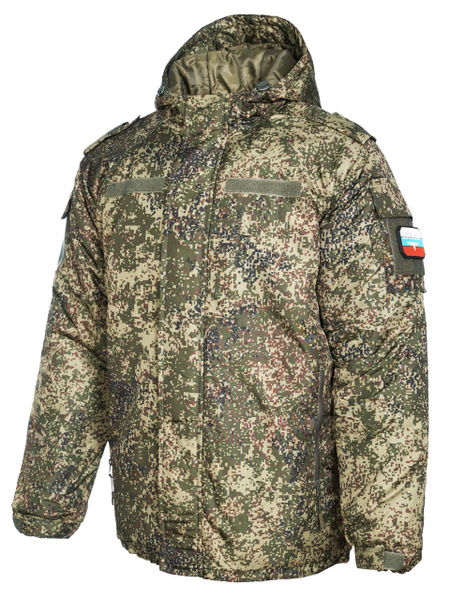 Форма военная Мужской ZASLON, размер 46 камуфляж Полиэстер Камуфляж Молния, Липучки Молния ...