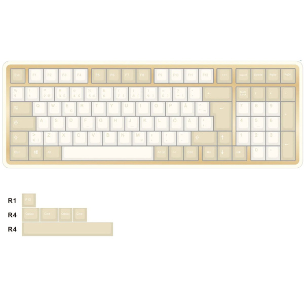 Игровая клавиатура Varmilo Minilo 98 Pro Star Sand Kailh Prestige Voice ...