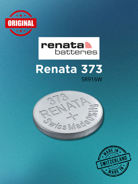 Батарейка Renata 373 для часов (SR916SW) (SR68) купить на OZON по ...