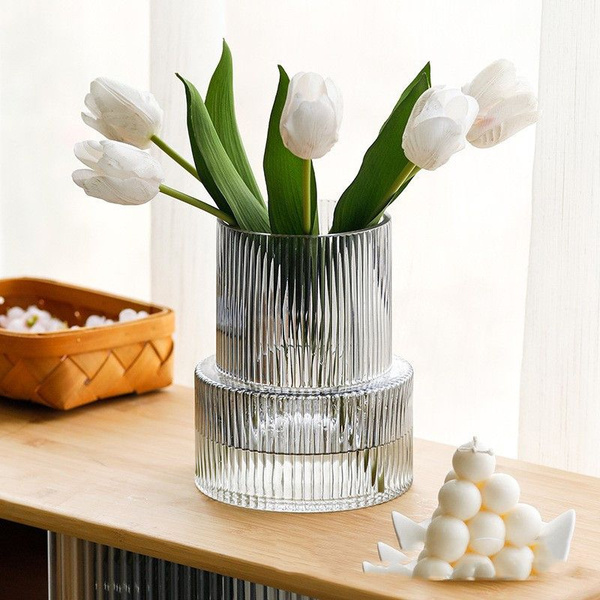 LightDelight Ваза "GLASS VASE by HM Home ", 18 см , Стекло, 1 шт купить ...