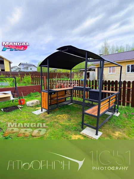 Мангал Mangal Pro, Дерево, Металл, 250x200x230 см купить c доставкой на ...