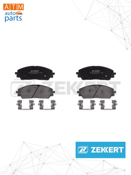 Колодки тормозные дисковые передние Kia Carnival 19- Zekkert bs-1064 ...