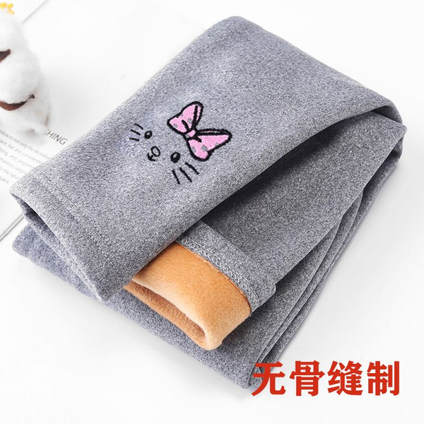 Брюки утепленные Девочки авокадо Повседневный, размер 100 Зима Китай ...