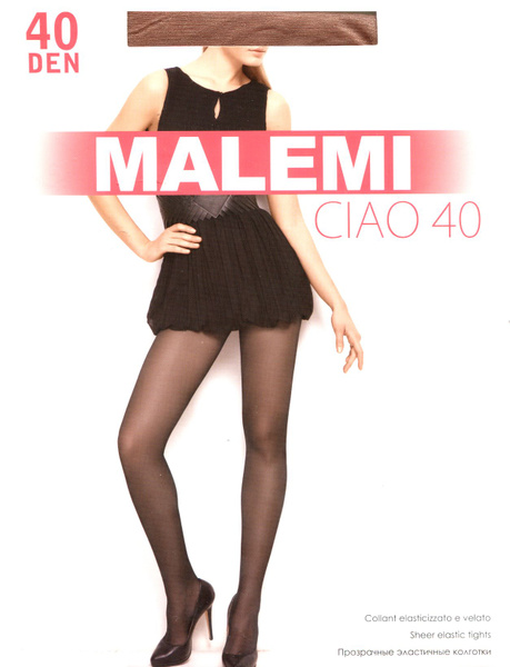 Колготки Женский Malemi, размер 4 песочный Полиамид, Эластан 40 ден Сербия На любой сезон с ...