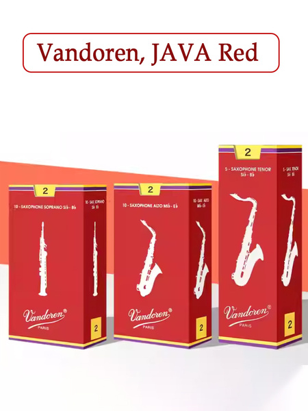 Трости для альт-саксофана JAVA Red 2.5 (10 шт) уравновешенный звук, яркий отклик купить на OZON ...