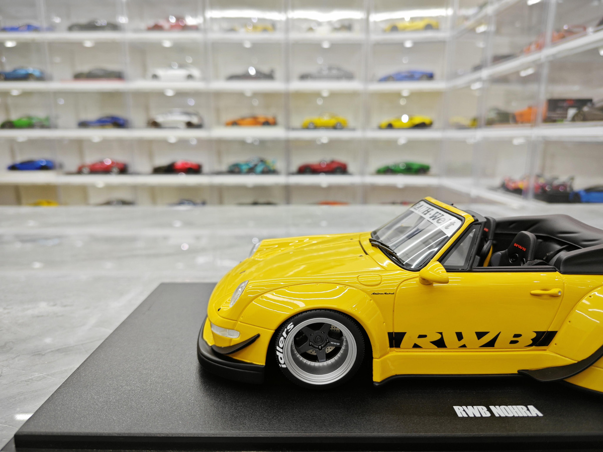GT Spirit 1:18 Porsche 911 RWB Bodykit Nohra Смола Модель автомобиля ...
