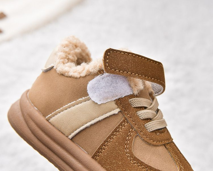 Ботинки Девочки, Мальчики SYJWY коричневый, размер 24 Зима Молния Без каблука купить c доставкой ...