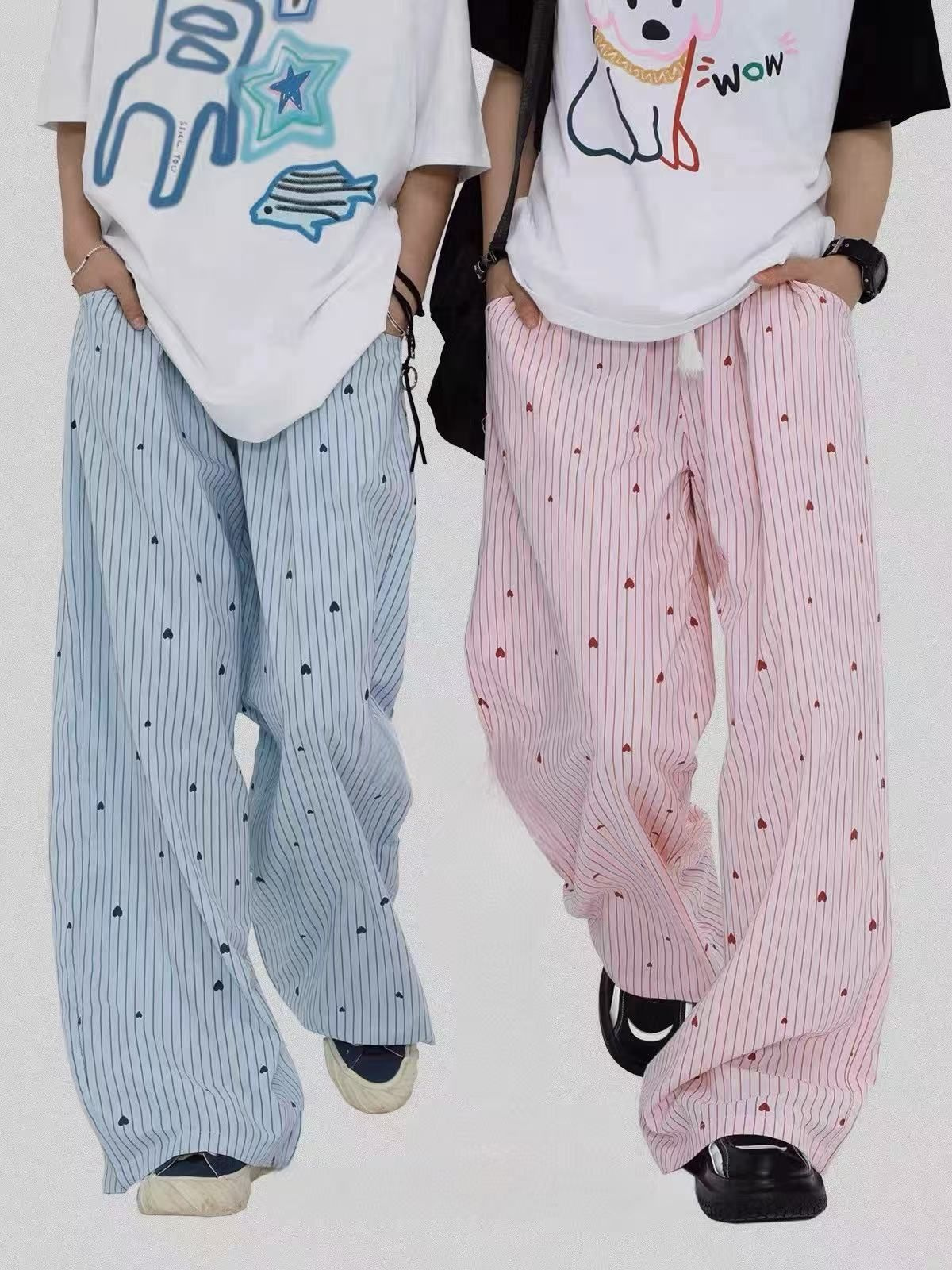 Брюки Женский MOOCIE джоггеры светло-розовый Политекс Повседневный, размер 46, 48 Затягивающийся ...