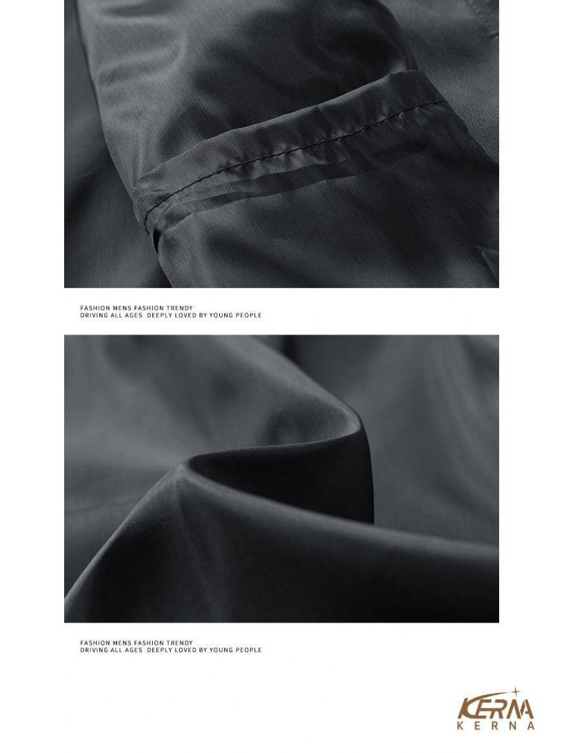 Куртка Мужской KERNA Вышивка розовый круглый Искусственные материалы, Полиэфирное волокно ...