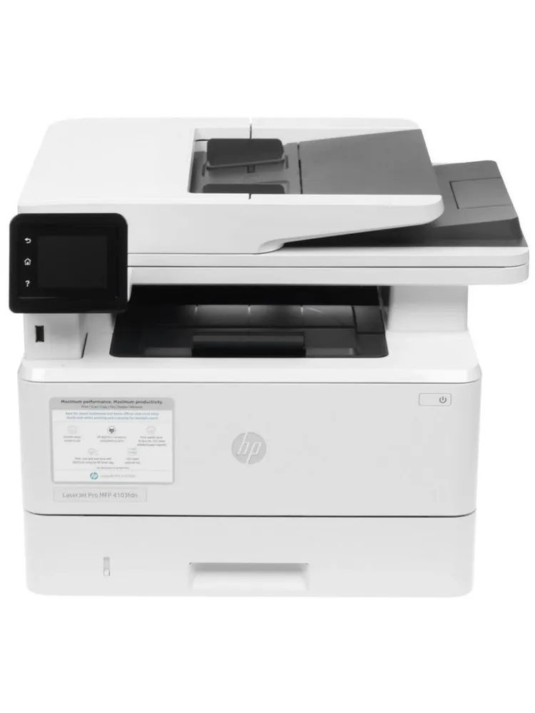 МФУ лазерное HP LaserJet Pro 4103fdn (2Z628A), черно-белая печать ...
