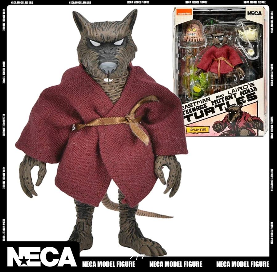 Коллекционная фигурка NECA "Сплинтер"/Splinter Ultimate (Teenage Mutant ...