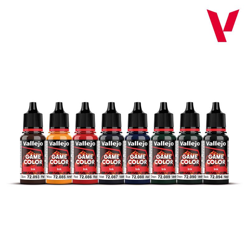 Набор красок Vallejo - Game color set: Game Inks (8) купить на OZON по ...