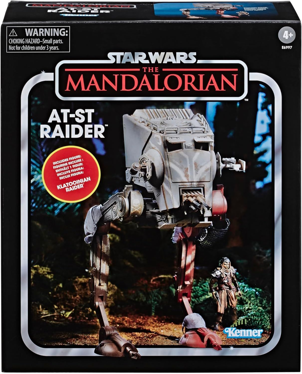 Ретро-коллекционный набор Hasbro Star Wars Mandalorian AT-ST Raider ...
