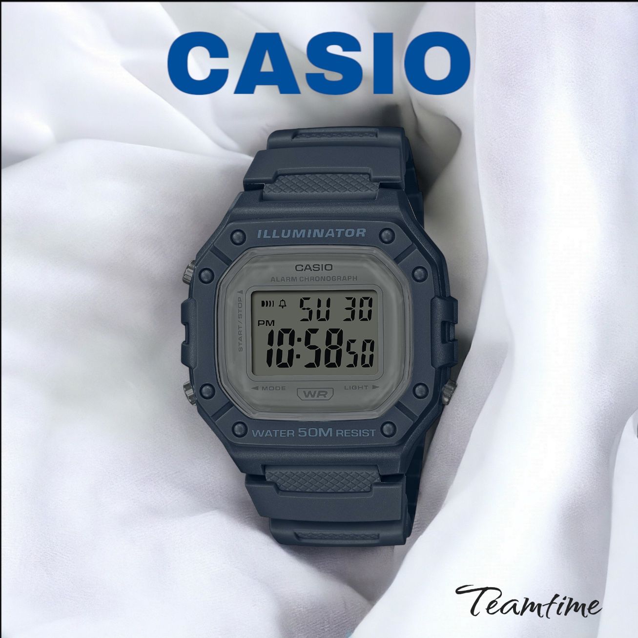 Наручные часы CASIO W-218HC-2A купить на OZON по низкой цене (1476582589)