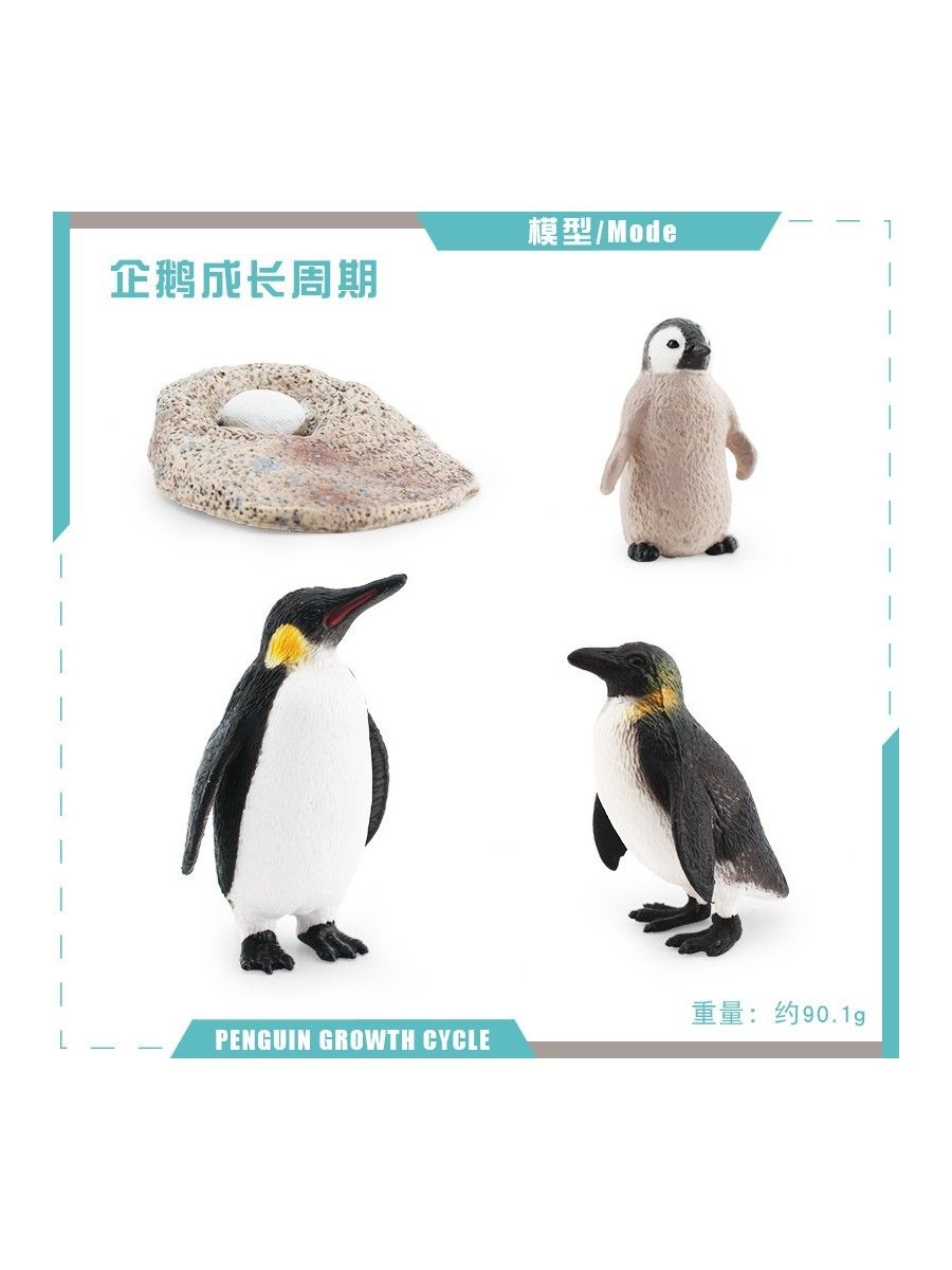 игрушка pvc penguin life cycle model penguin cycle 2, настольная ...