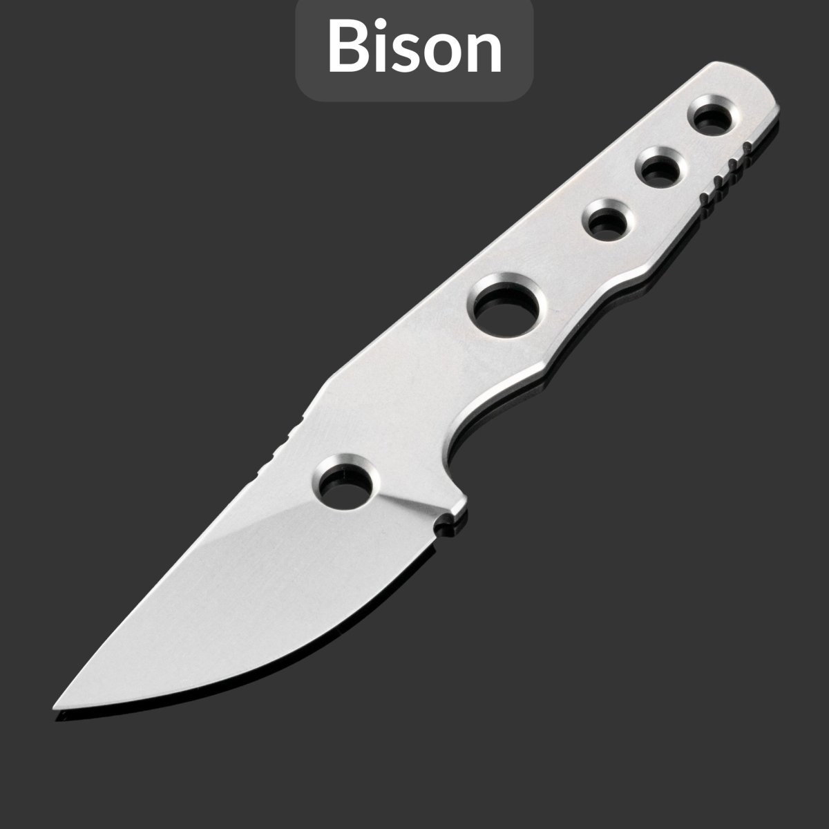 Скелетный нож Petrified Fish Bison PFE13 Stonewash PFE13W , сталь ...