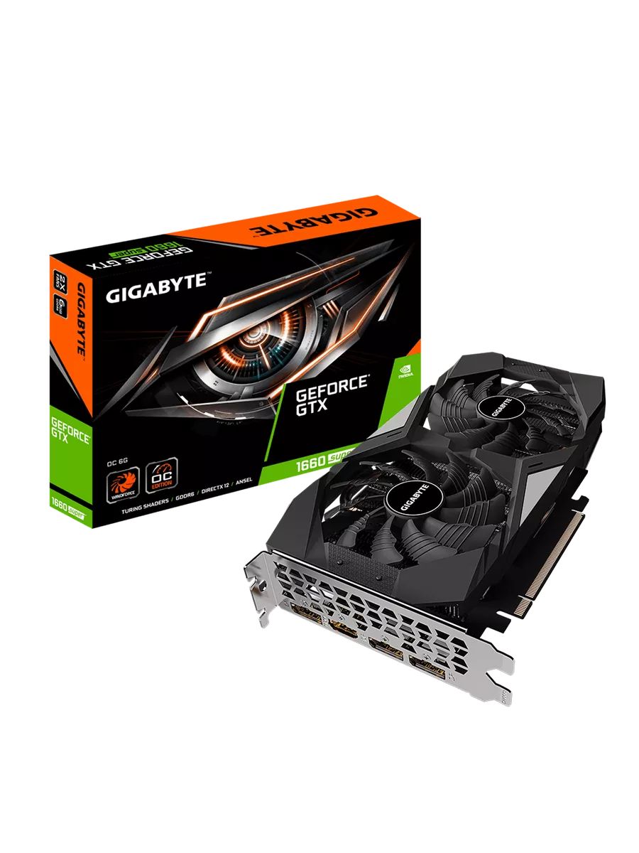 Видеокарта Gigabyte GeForce GTX 1660 Ti, 6 ГБ PCI Express 3.0/3.1 x16 ...
