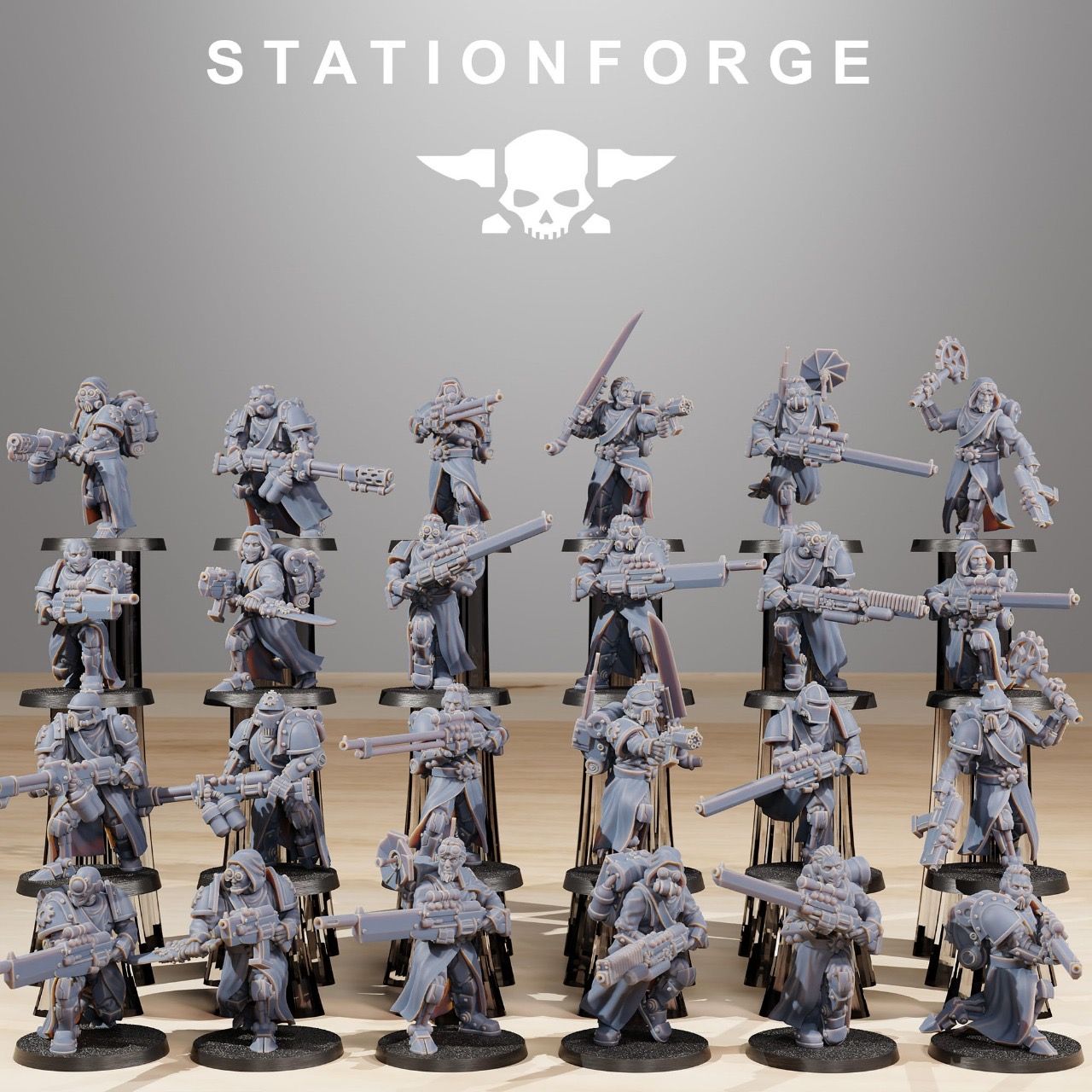 Миниатюры Warhammer 4000 / adeptus mechanicus: Skitarii Rangers купить ...