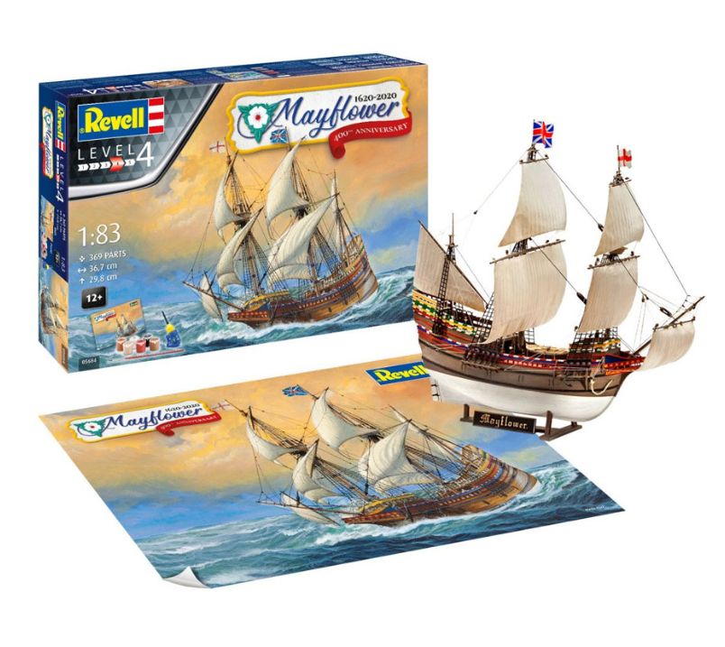 Набор для сборки корабль Revell Maket Gift Set Mayflower 5684 купить на ...