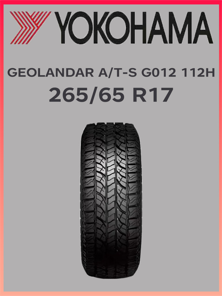 Yokohama GEOLANDAR A/T-S G012 Шины всесезонные 265/65 R17 112H G012 265 ...